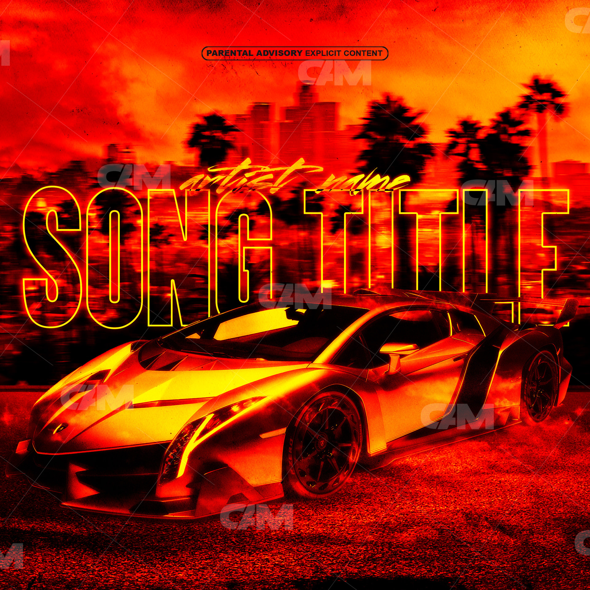 Aventador On City Cover Art Market