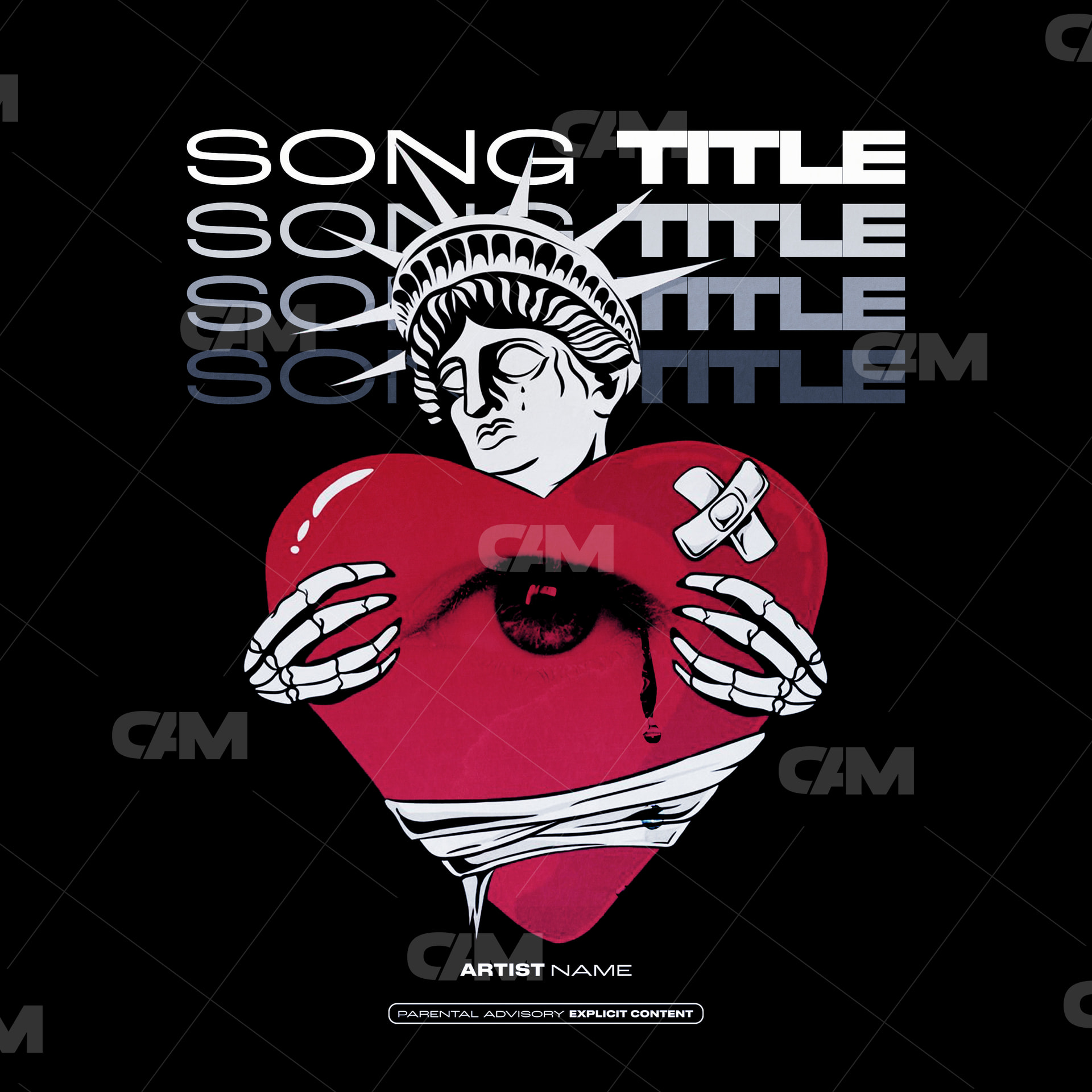 Liberty Wit Heart - Cover Art Market