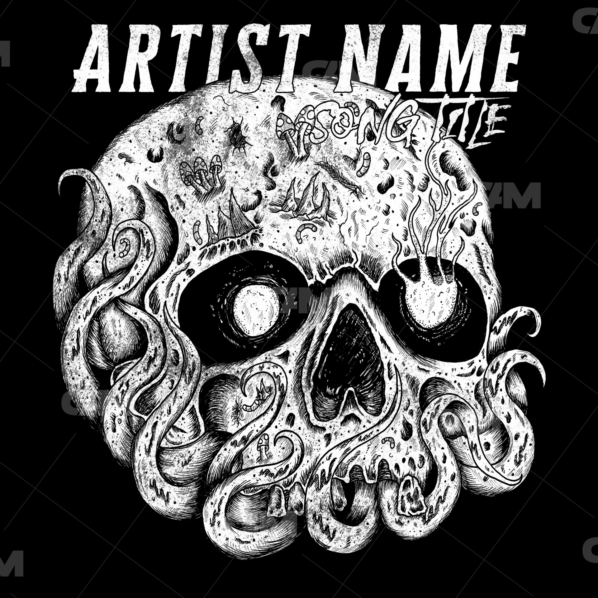 Octo Skull - Cover Art Market
