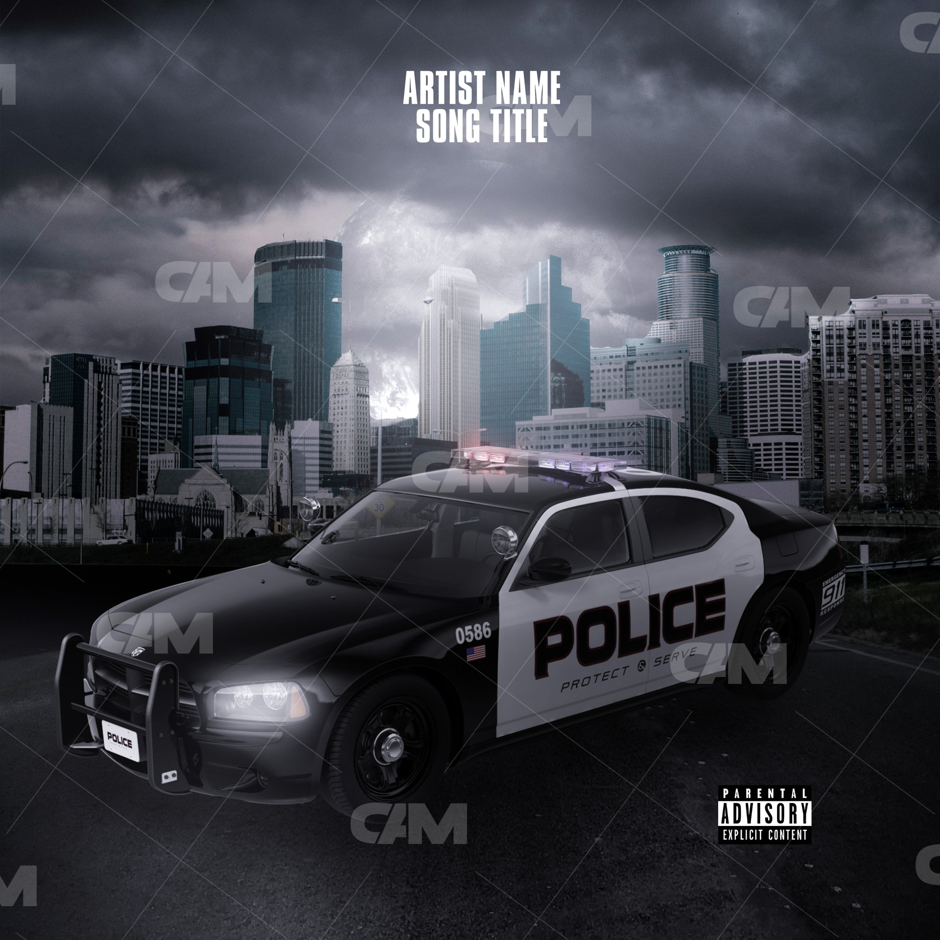 Police Car - Cover Art Market