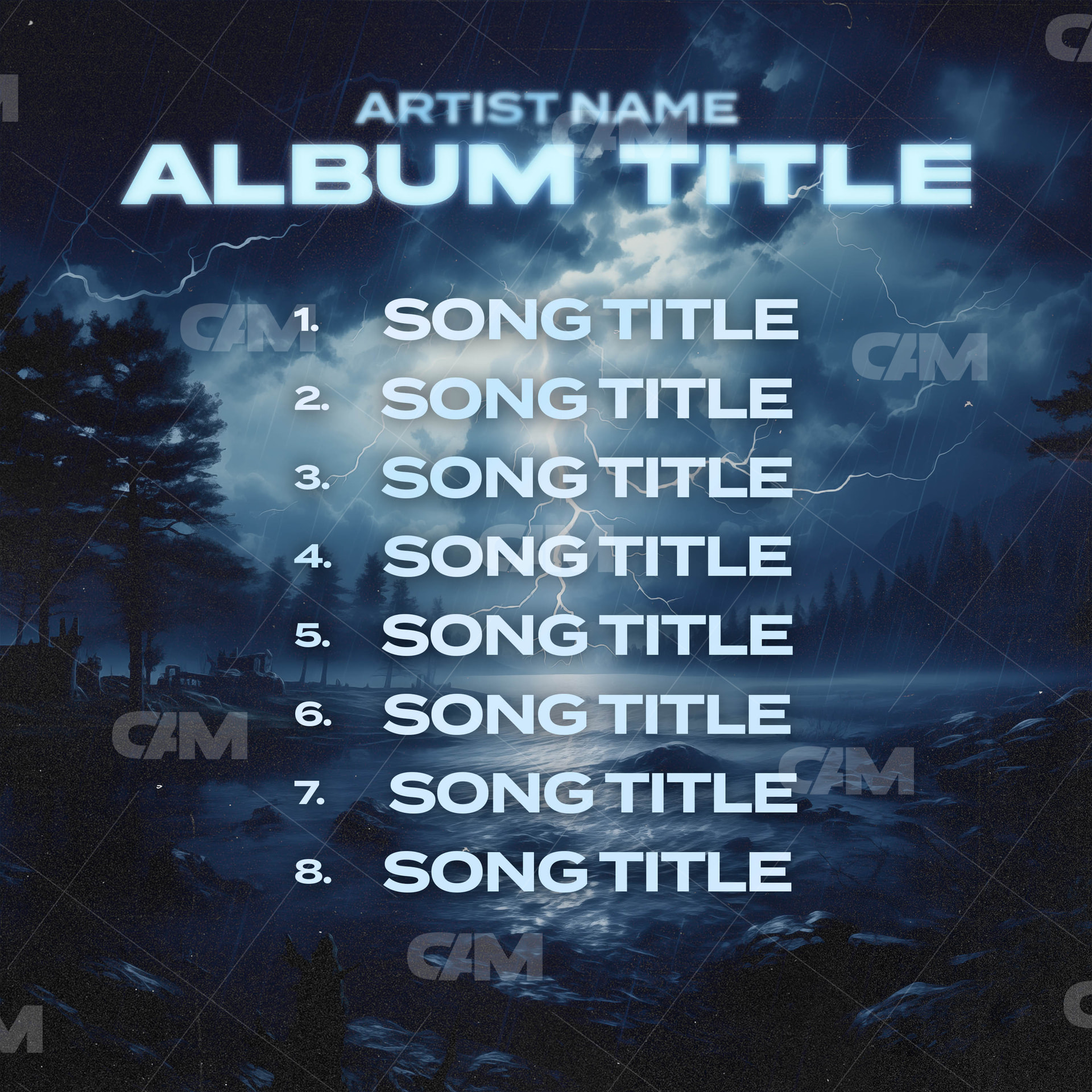 Album Cover Track List - Cover Art Market